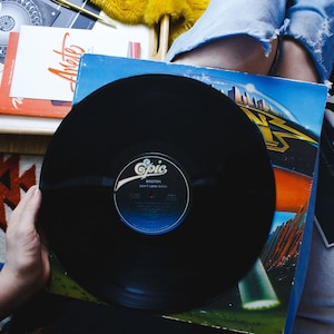 12" Vinyl Record Mixtape Two Sided, Black, Fully Custom + Songs - Your ...