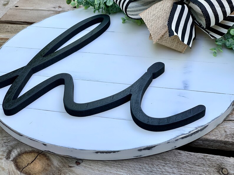 Shiplap Style Front Door Hanger Shiplap and Eucalyptus - Etsy