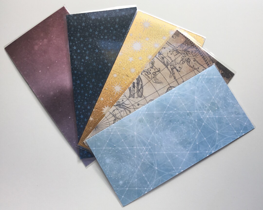 5 Writen in the Stars Cash Envelopes - Etsy