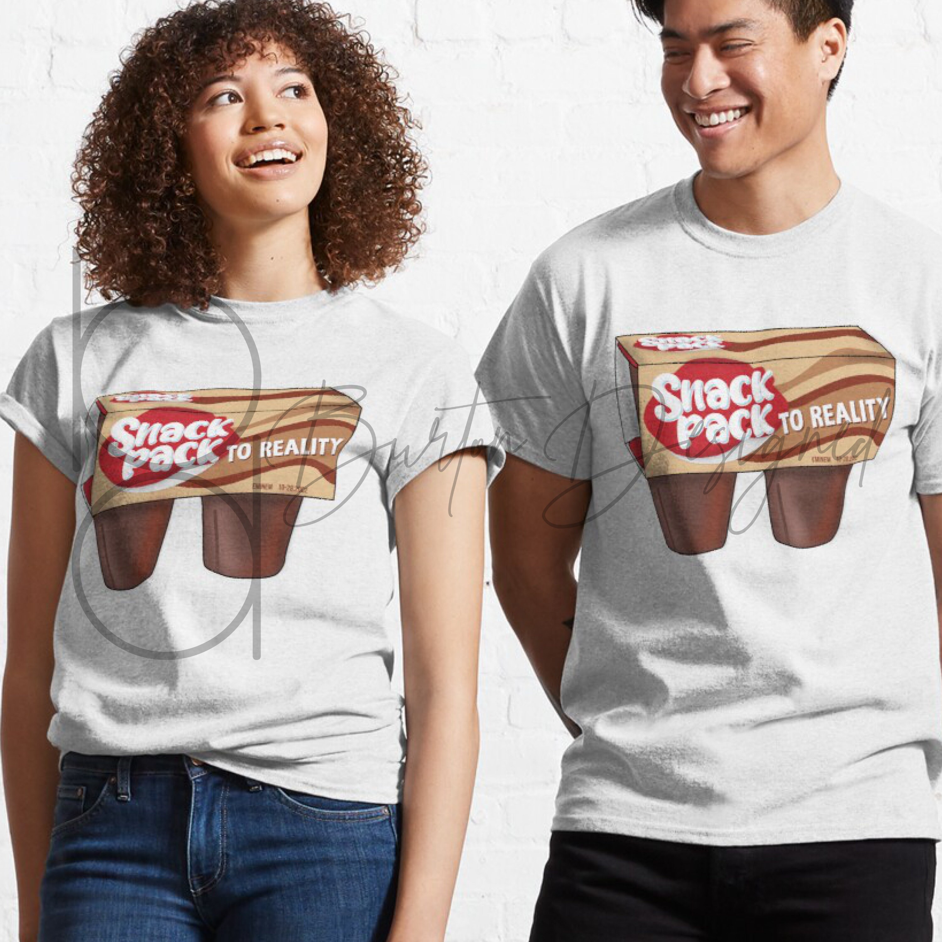 Snack Pack to Reality Eminem Mashup Pun Sublimation - Etsy