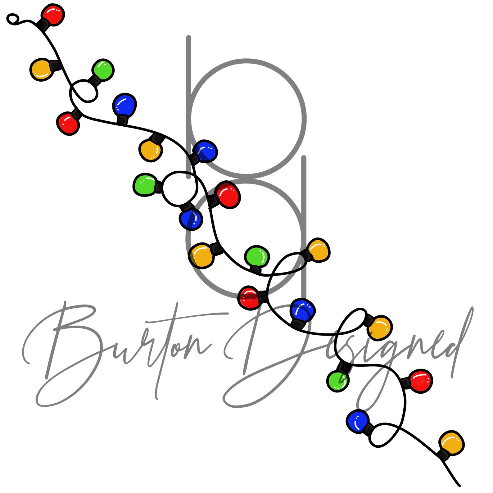 Christmas Lights Ad-on Sleeve Designs Sublimation Ad-on PNG - Etsy