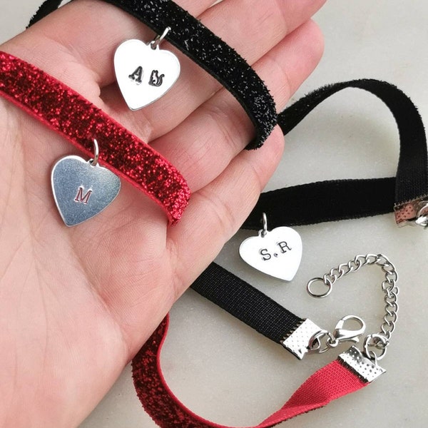 Initial Choker - Etsy