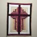 Small Log Cabin Cross Wallhanging (c 2007) - Etsy