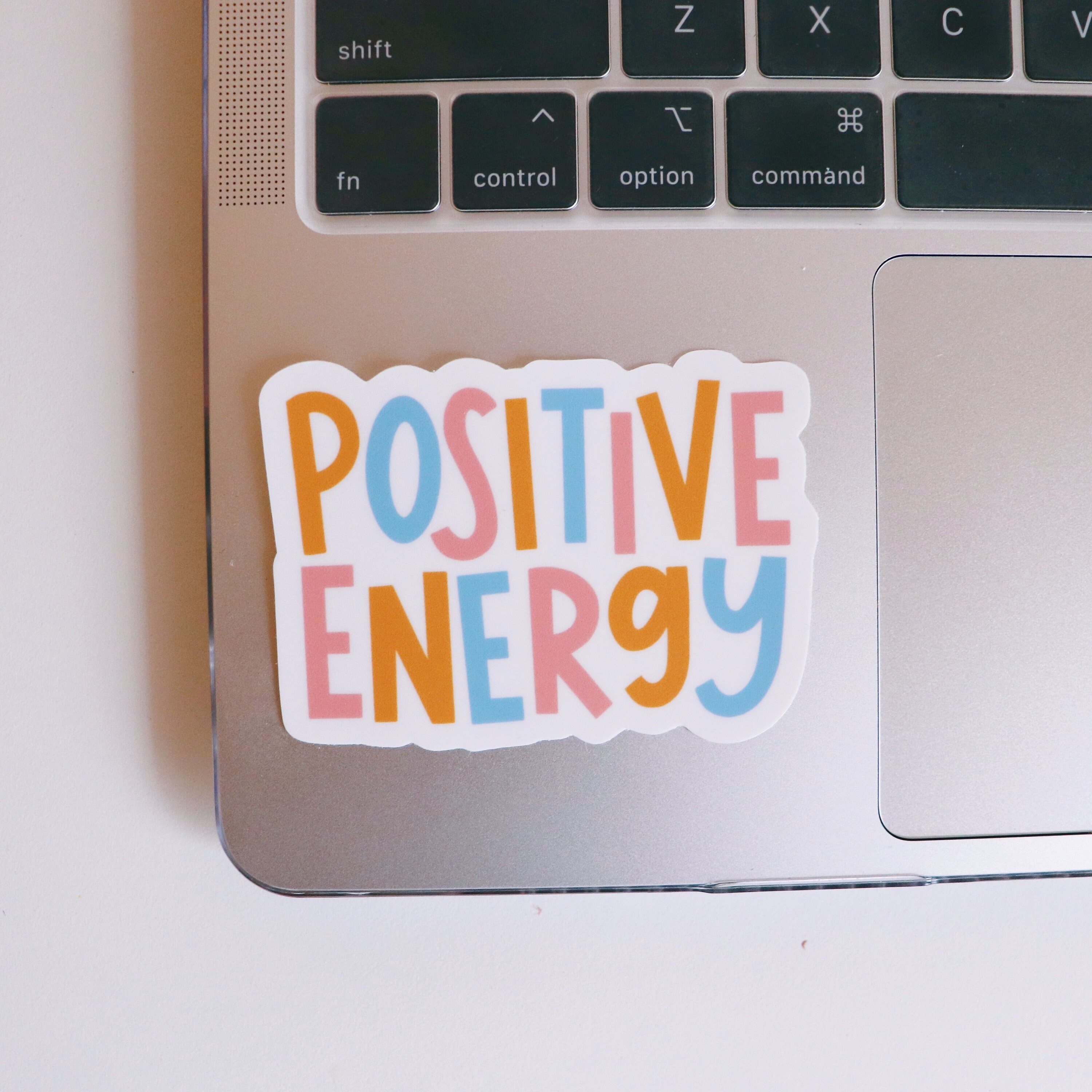 Positive energy sticker // vinyl matte sticker waterproof | Etsy