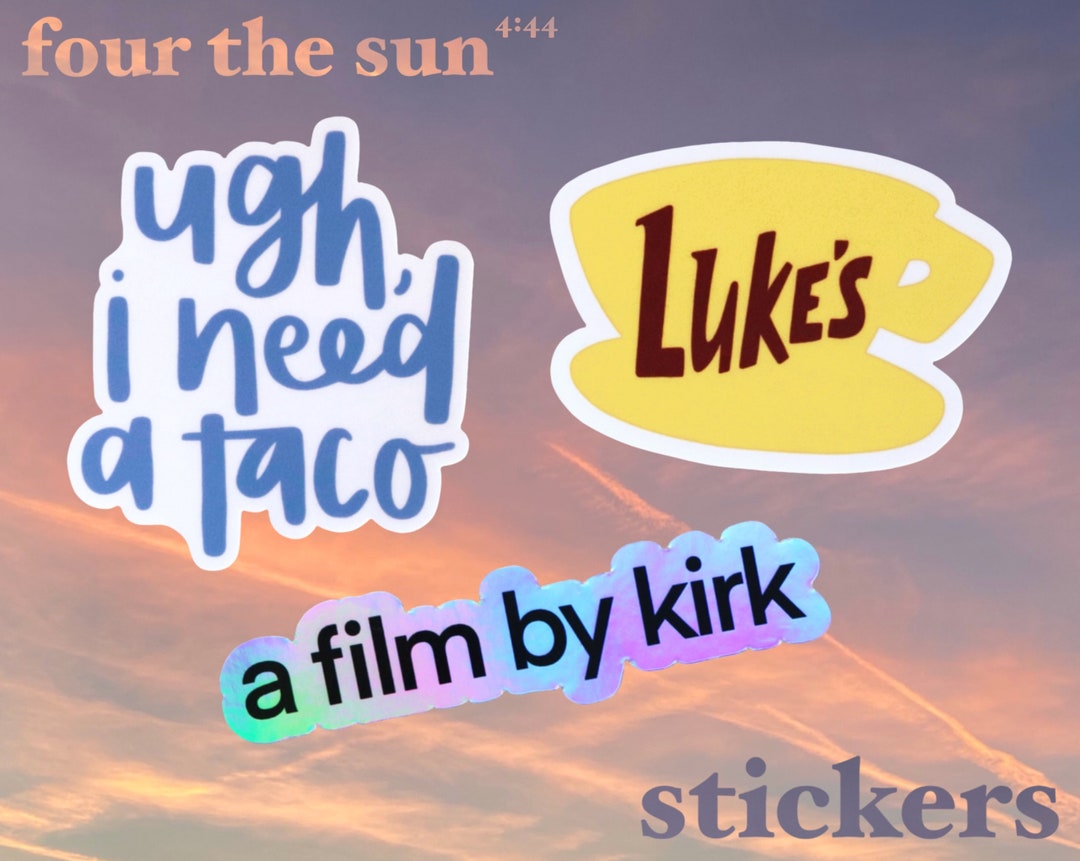 Gilmore Girls Sticker Pack -3 Stickers- Ugh, I Need a Taco, Luke's, a ...