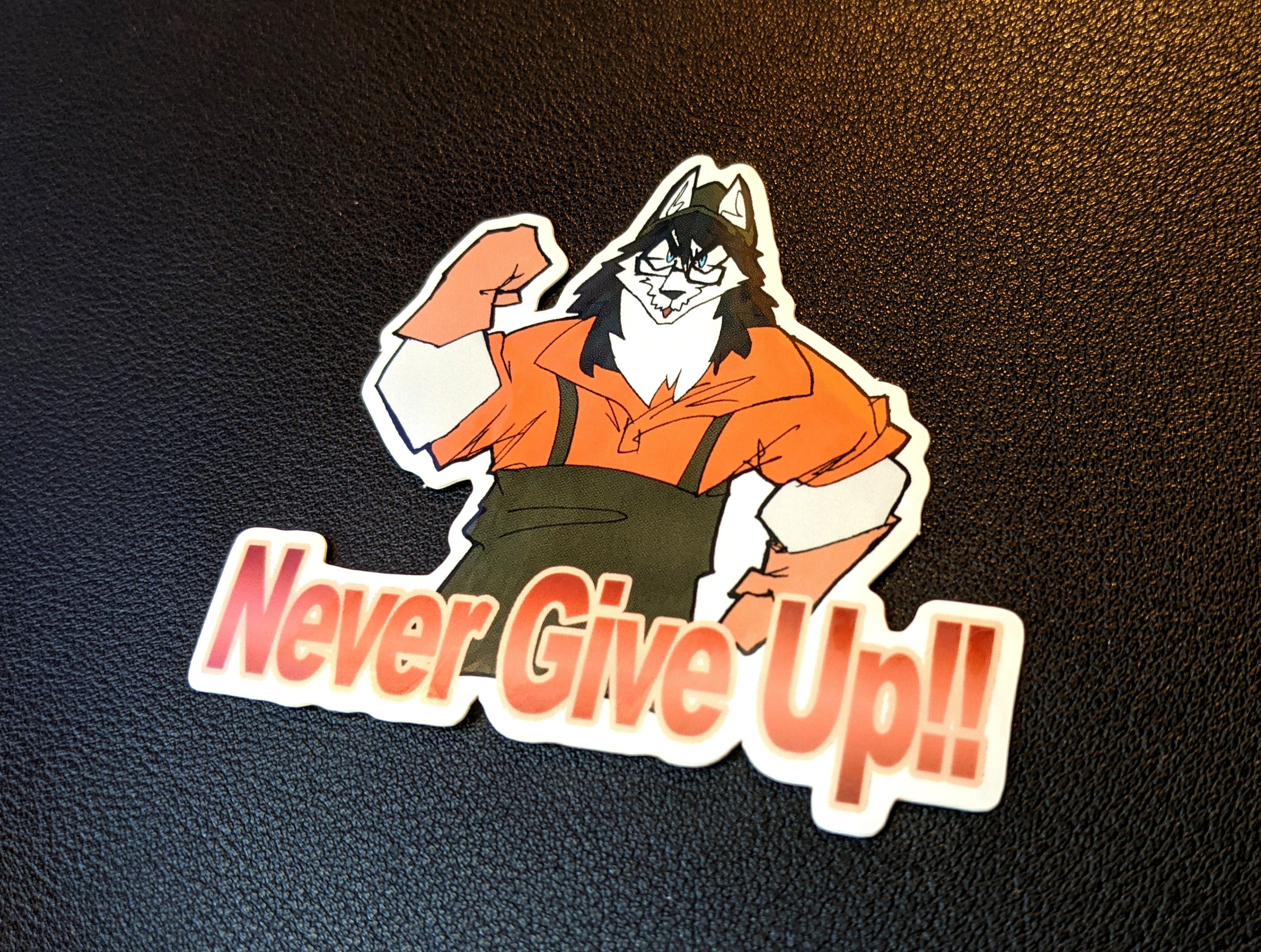 Never Give up Sticker - Etsy