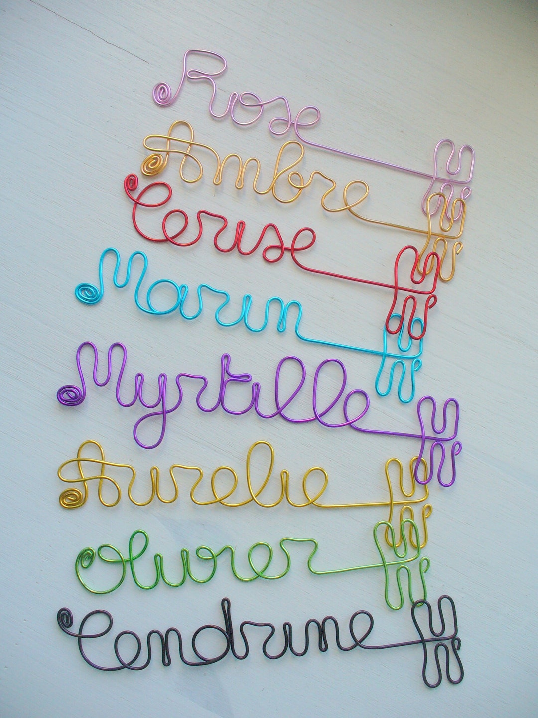 Set of 6 Personalized Place Markers and Guest Gifts for Your Party ...