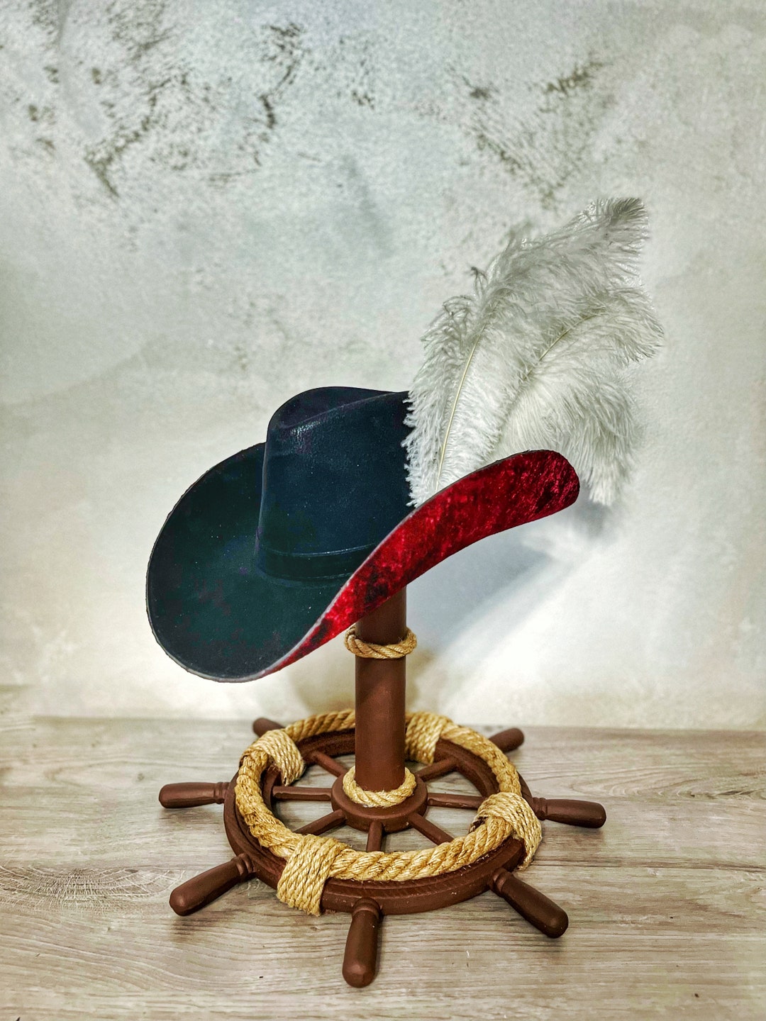 One Piece Drakul Mihawk Hat and Necklace (handmade) Limited Series - Etsy