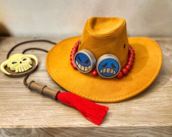 One Piece Portgas D. Ace Hat - Etsy