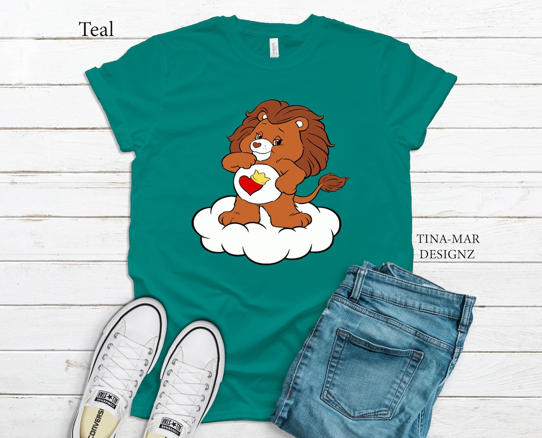 Brave Heart Care Bear Shirtcare Bear Shirthot Girl Summer - Etsy