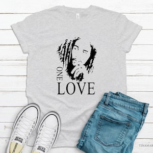 One Love Bob Marley Shirtthe Legendreggae Music Shirtrastafarian ...