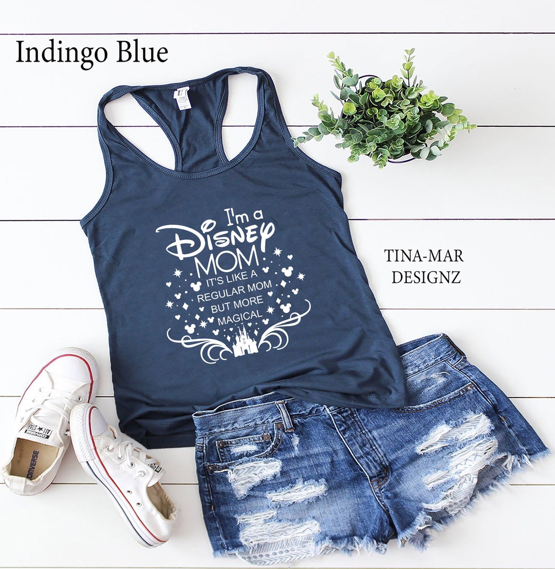 I'm A Disney MOM Tank Topcute Disney Women Tanksmom Tanks Summer ...