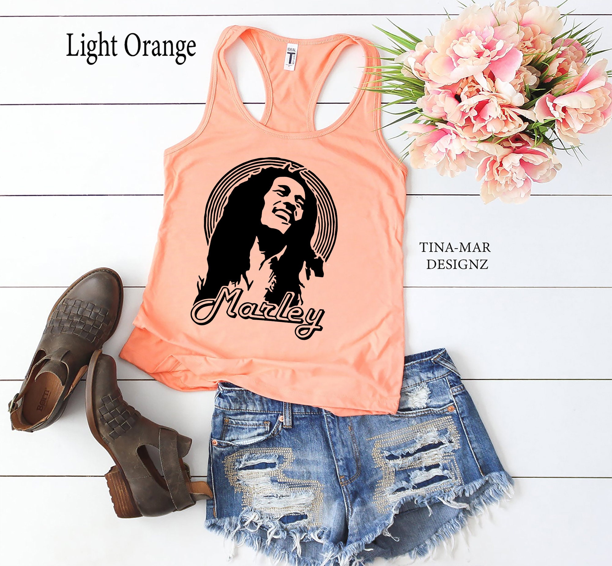 Marley Solo Tank TopBob Marley Tank TopReggae Music Tank | Etsy