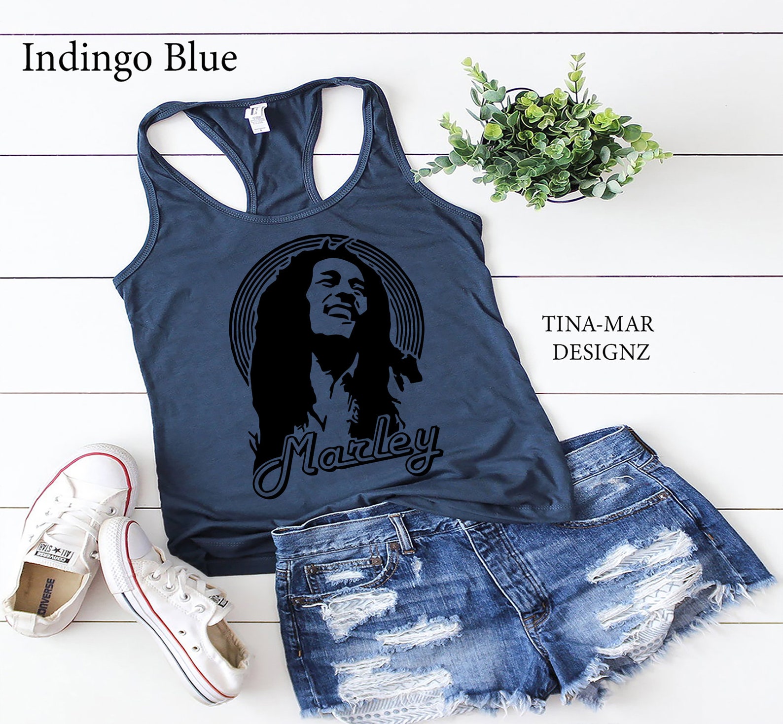 Marley Solo Tank Topbob Marley Tank Topreggae Music Tank | Etsy