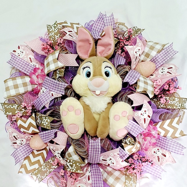 Spring Mesh Wreath - Etsy