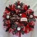 24 Red Black and White Merry Christmas Peek a Boo Santa - Etsy