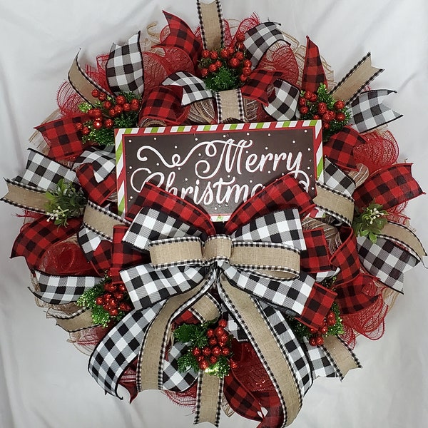 Deco Mesh Wreaths - Etsy