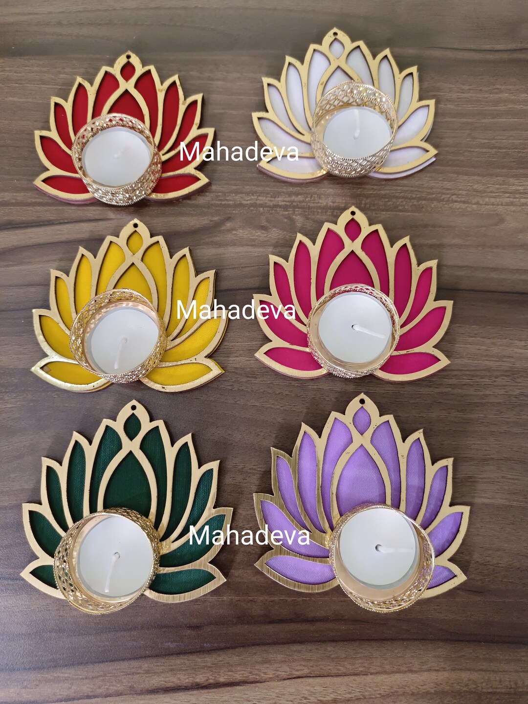 Lot of 100 Pcs Diwali Tea Lighting Candle Holders Wedding Decoration ...