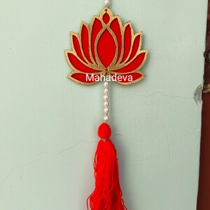 50 Pairs of Lotus Hanging, Indian Wedding Decoration Tassels, Woolen ...