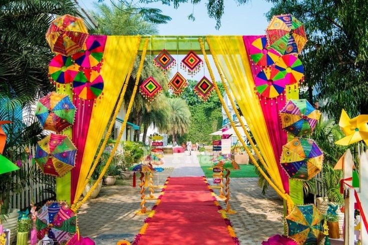 Indian Wedding Entrance Decorations