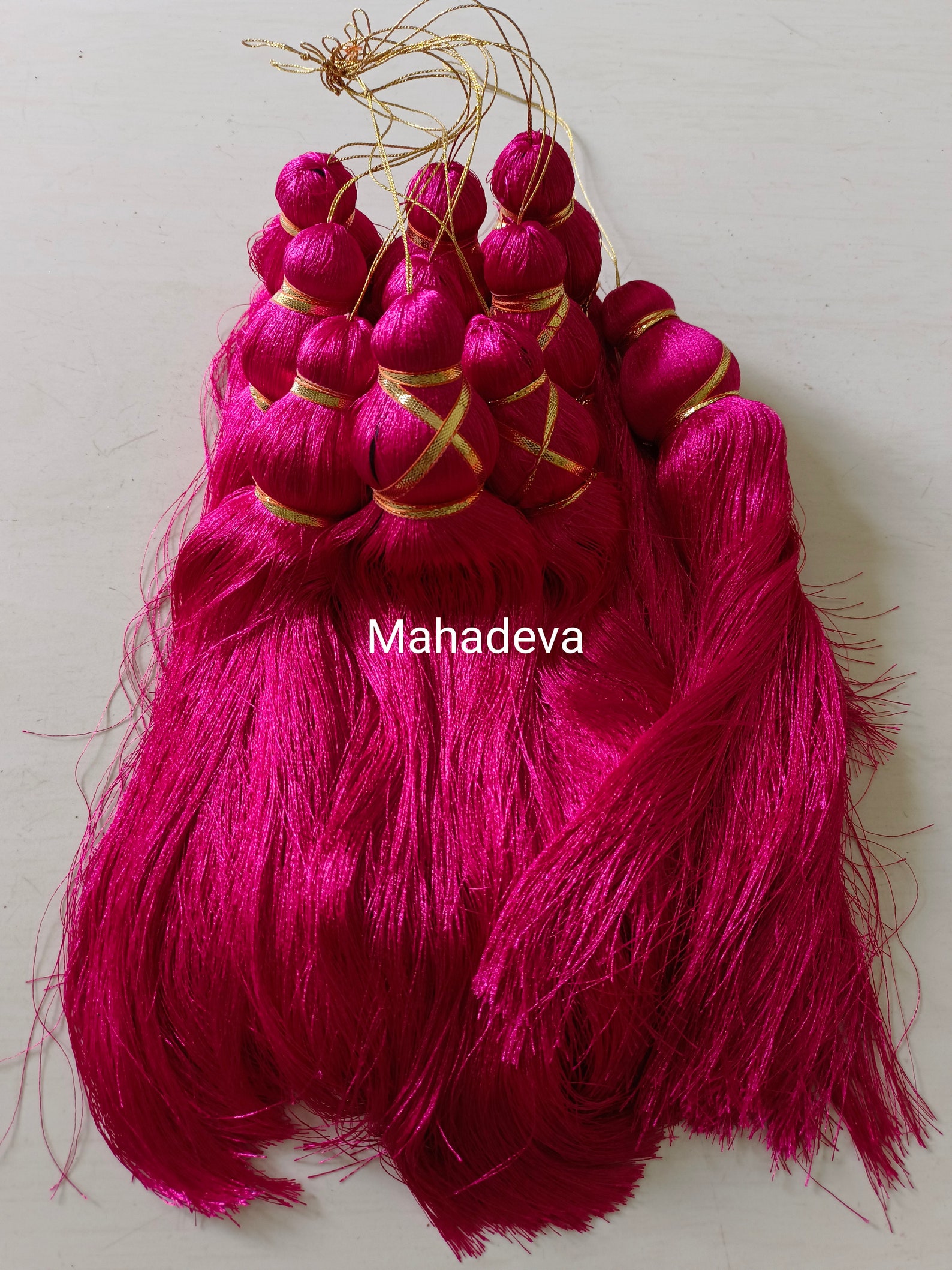 100 Tassels FREE SHIPPING Multicolor Indian Wedding Decoration Tassels ...