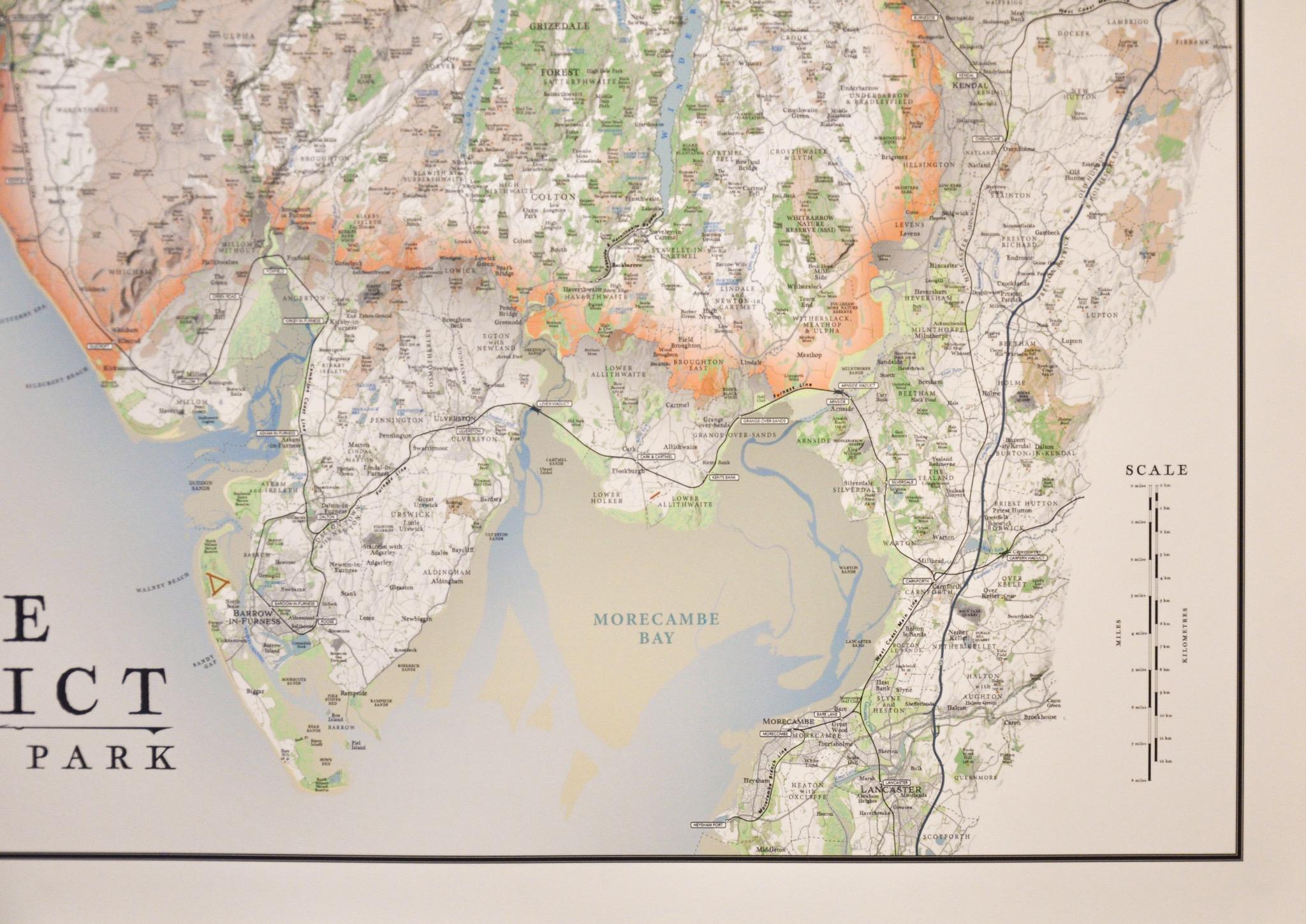 Lake District National Park Map - Large Map of the Lake District - Lake ...