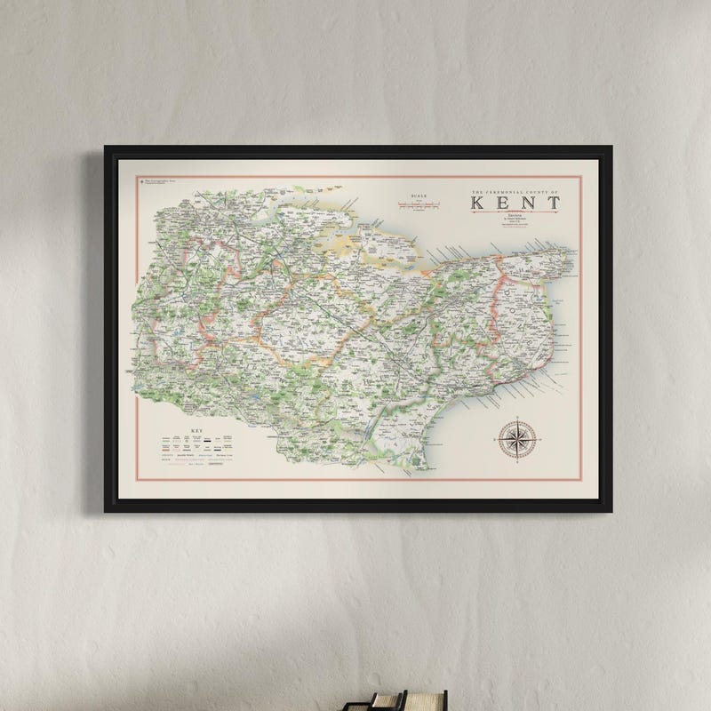 Kent Poster - Etsy UK