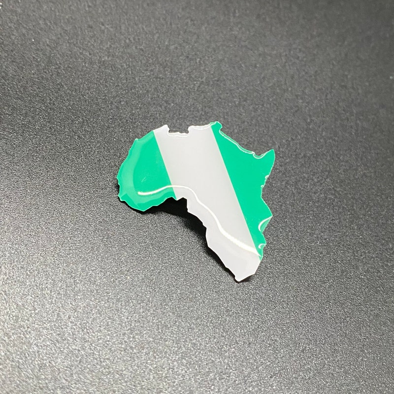 Nigerian Flag Pin - Etsy