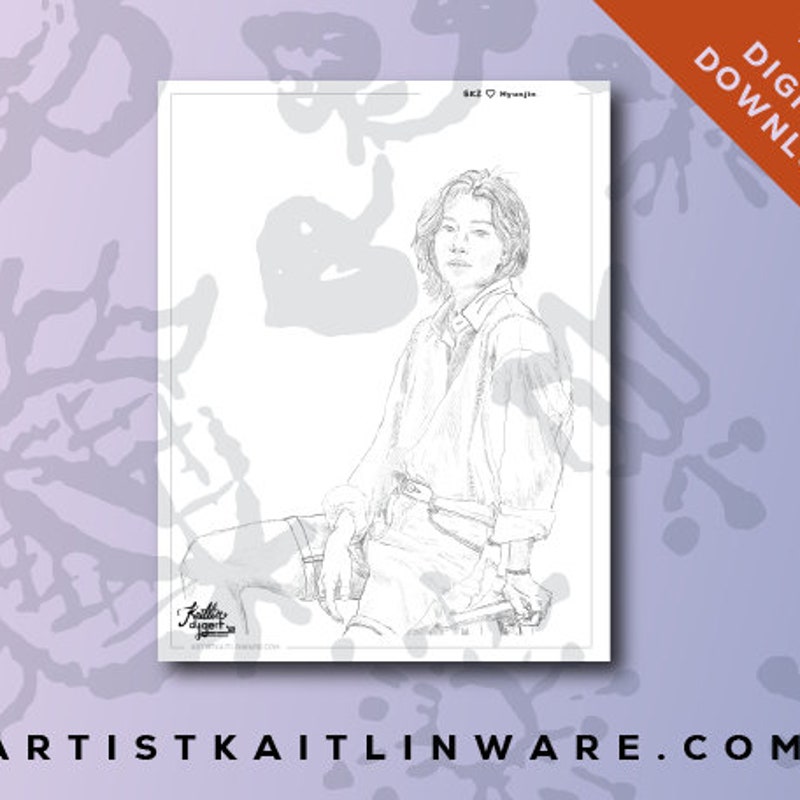 Stray Kids Coloring Pages - Etsy