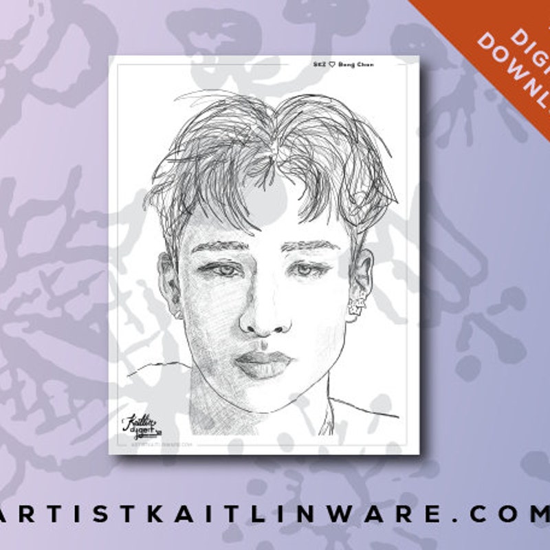 Stray Kids Coloring Pages - Etsy