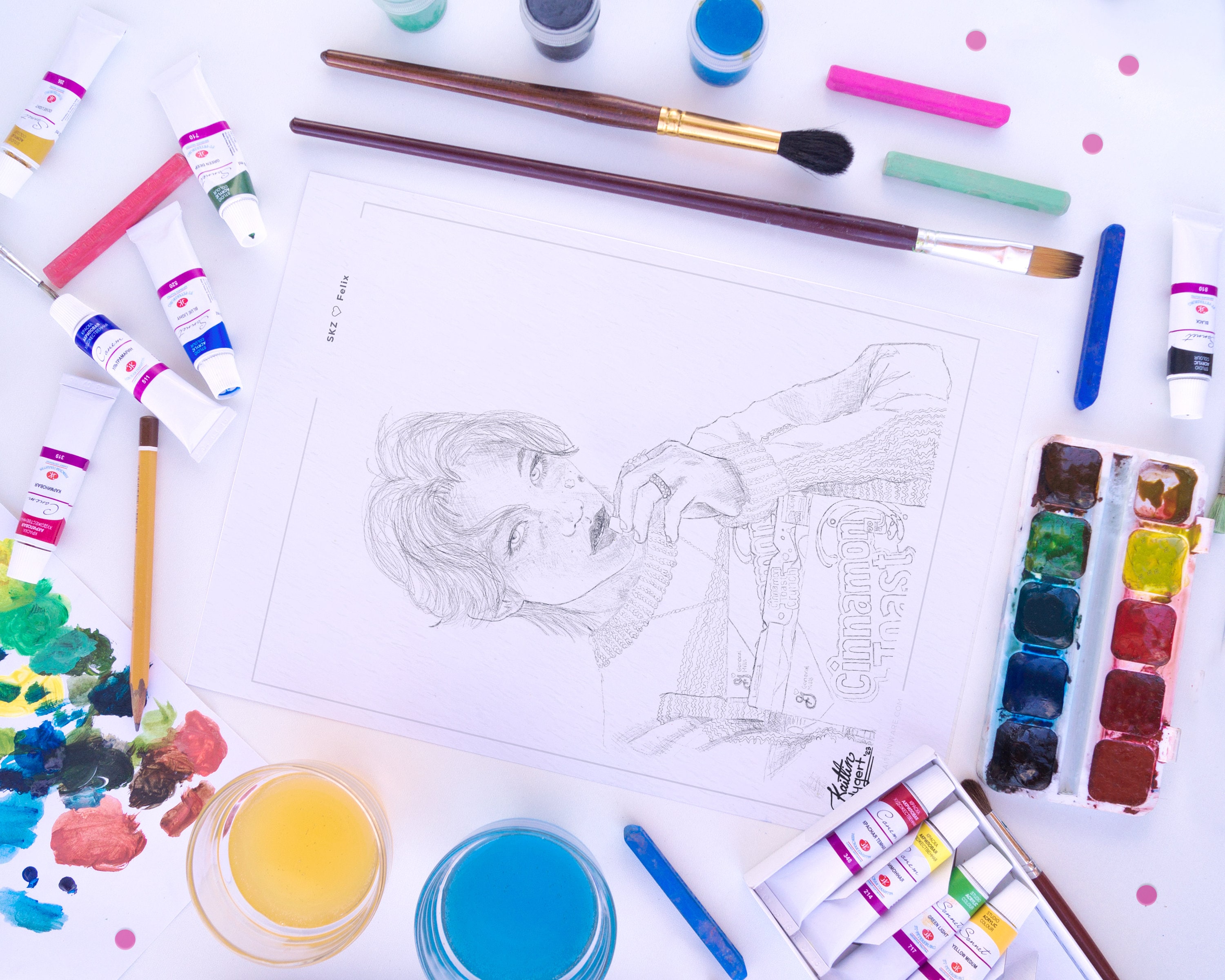 Coloring Page | SKZ | Felix - Etsy