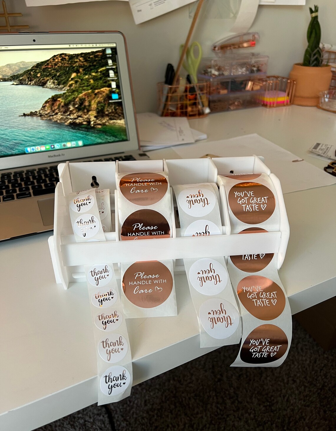 Sticker Dispenser 4 Count Stickers NOT Included | Etsy