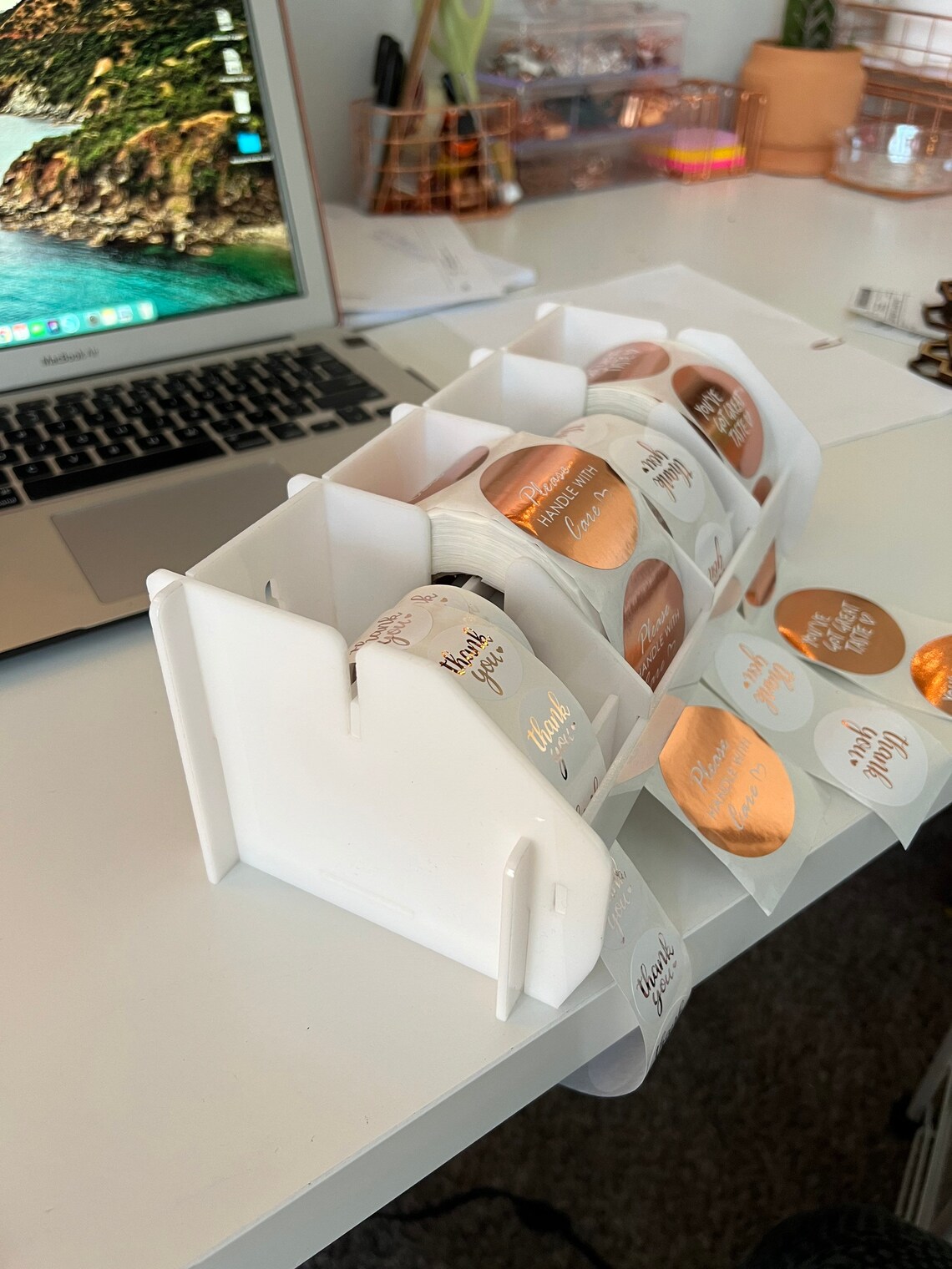 Sticker Dispenser 4 Count Stickers NOT Included | Etsy