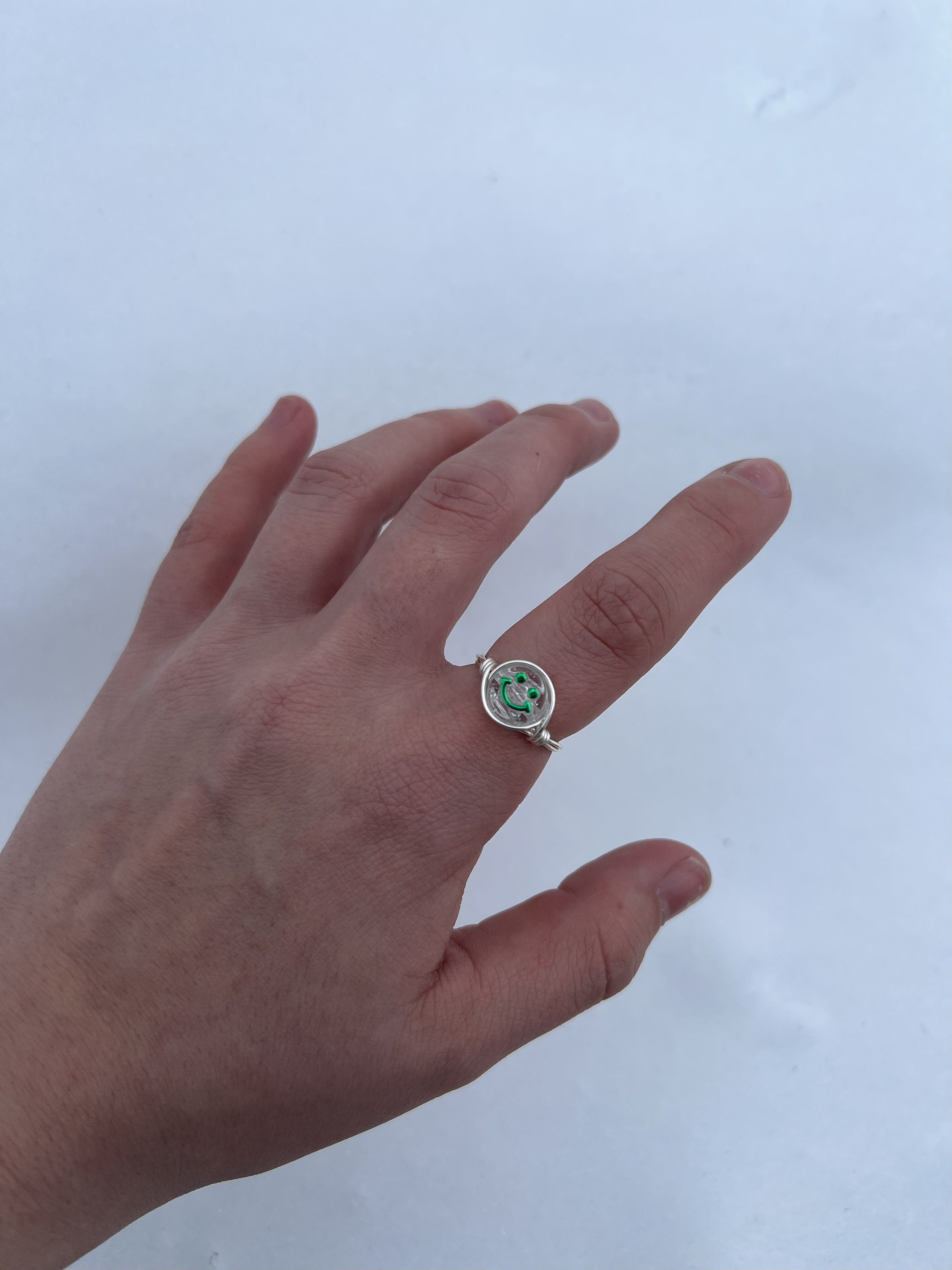 Smiley Face Rings/ Wire Wrapped Rings/ Custom Rings/ Trending - Etsy