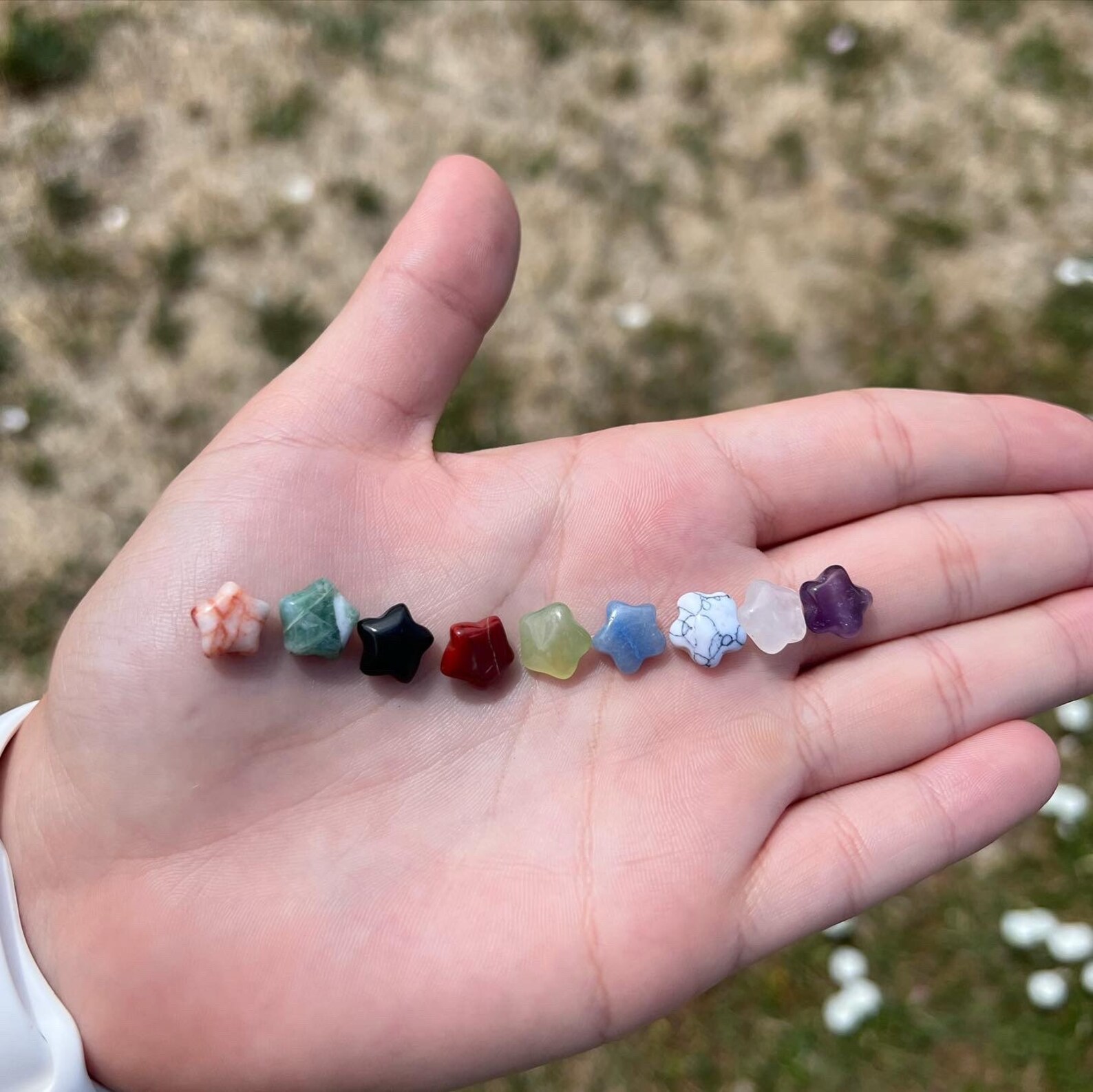 Natural Tiny Crystal Stars/ Pick Your Stone/ Small Carvings - Etsy