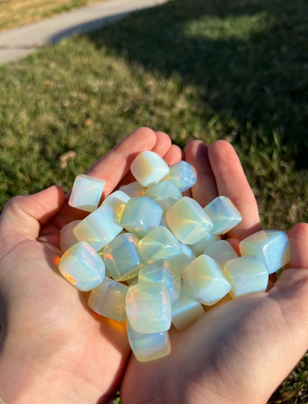 Opalite Cubes - Etsy