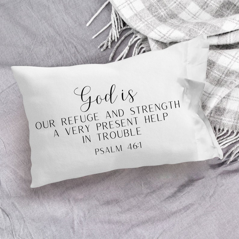 Christian Custom Pillow Case, Personalized Pillow Cover, Scripture ...
