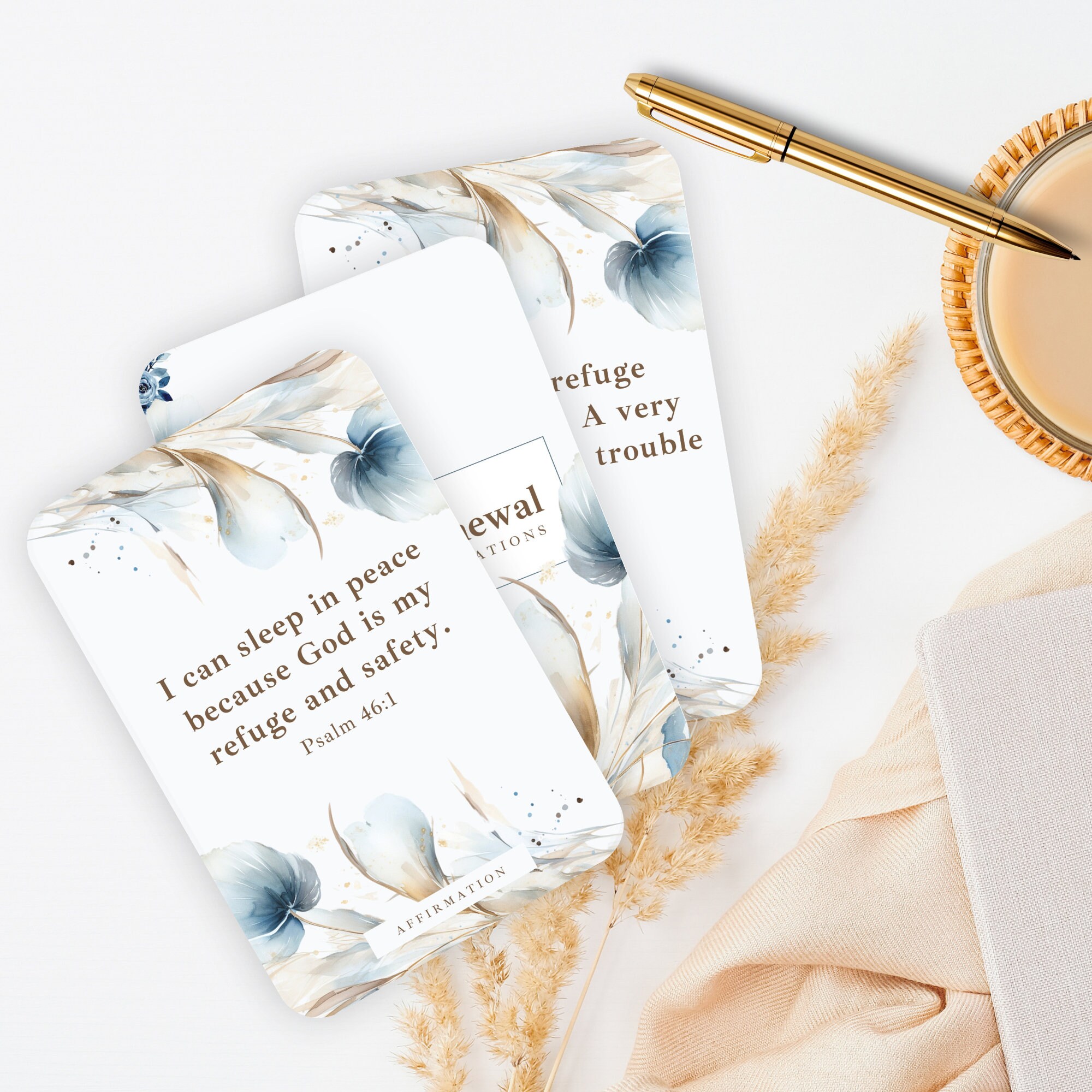 Affirmation and Scripture Cards, Bible Verse Cards 4x6, Scripture ...