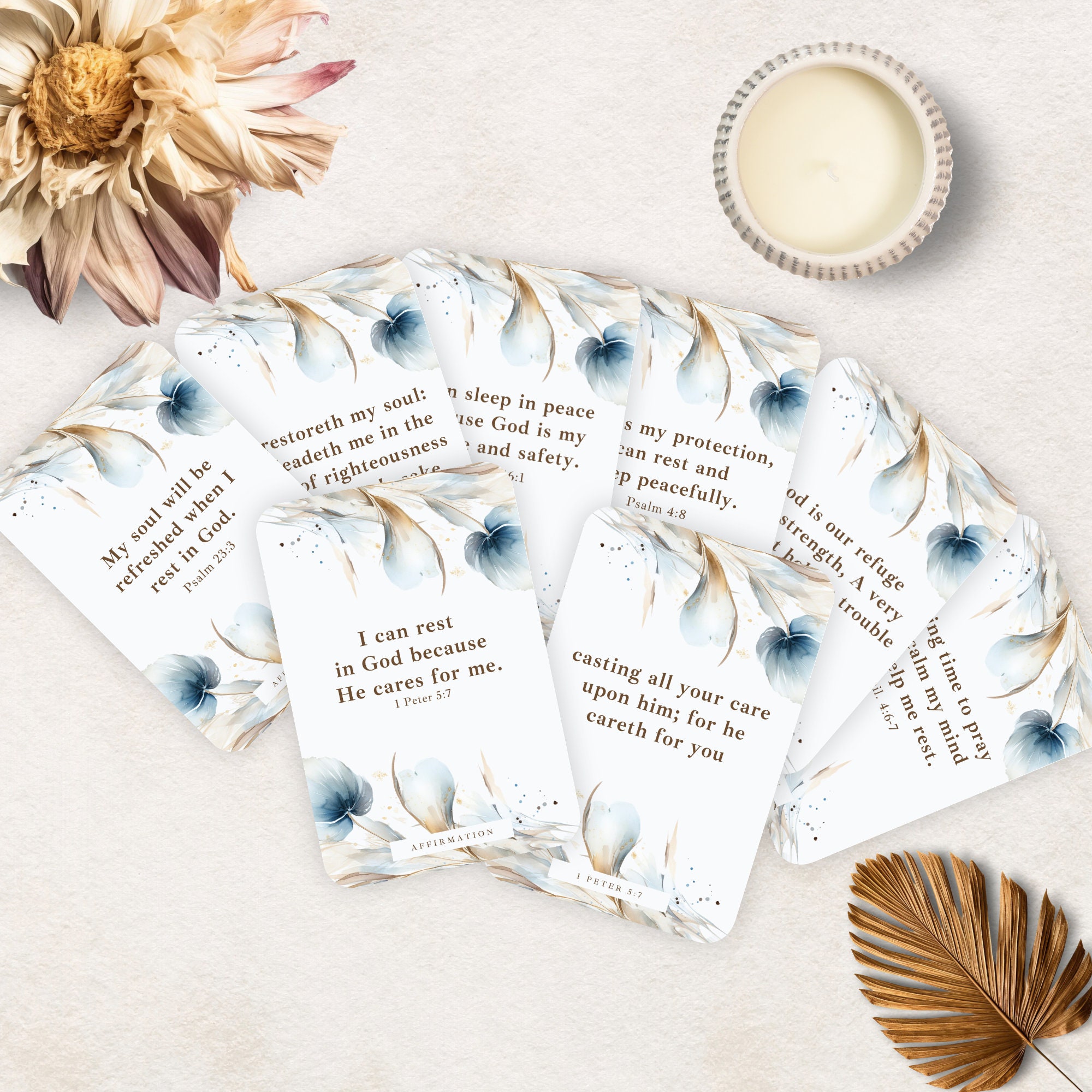 Affirmation and Scripture Cards, Bible Verse Cards 4x6, Scripture ...