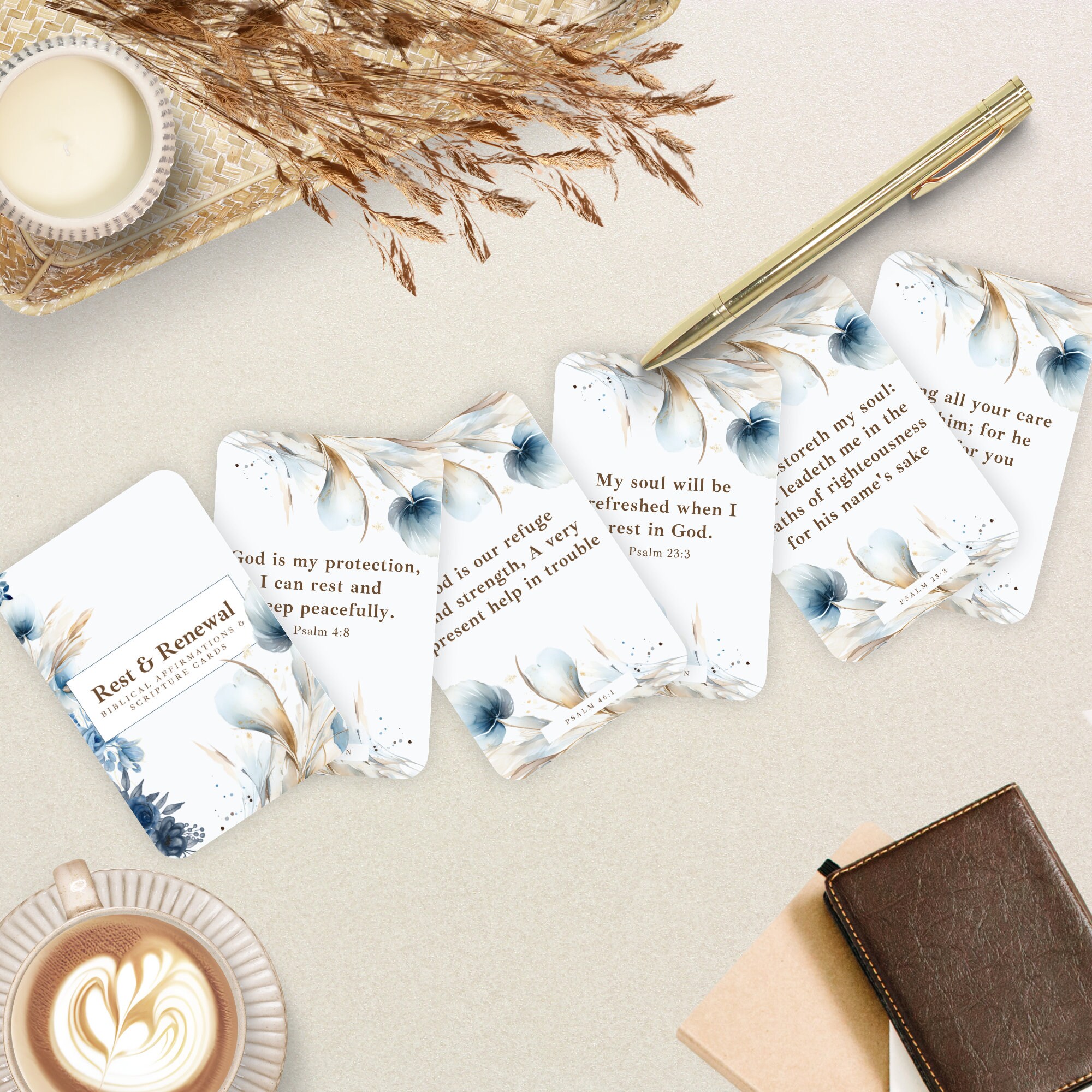 Affirmation and Scripture Cards, Bible Verse Cards 4x6, Scripture ...