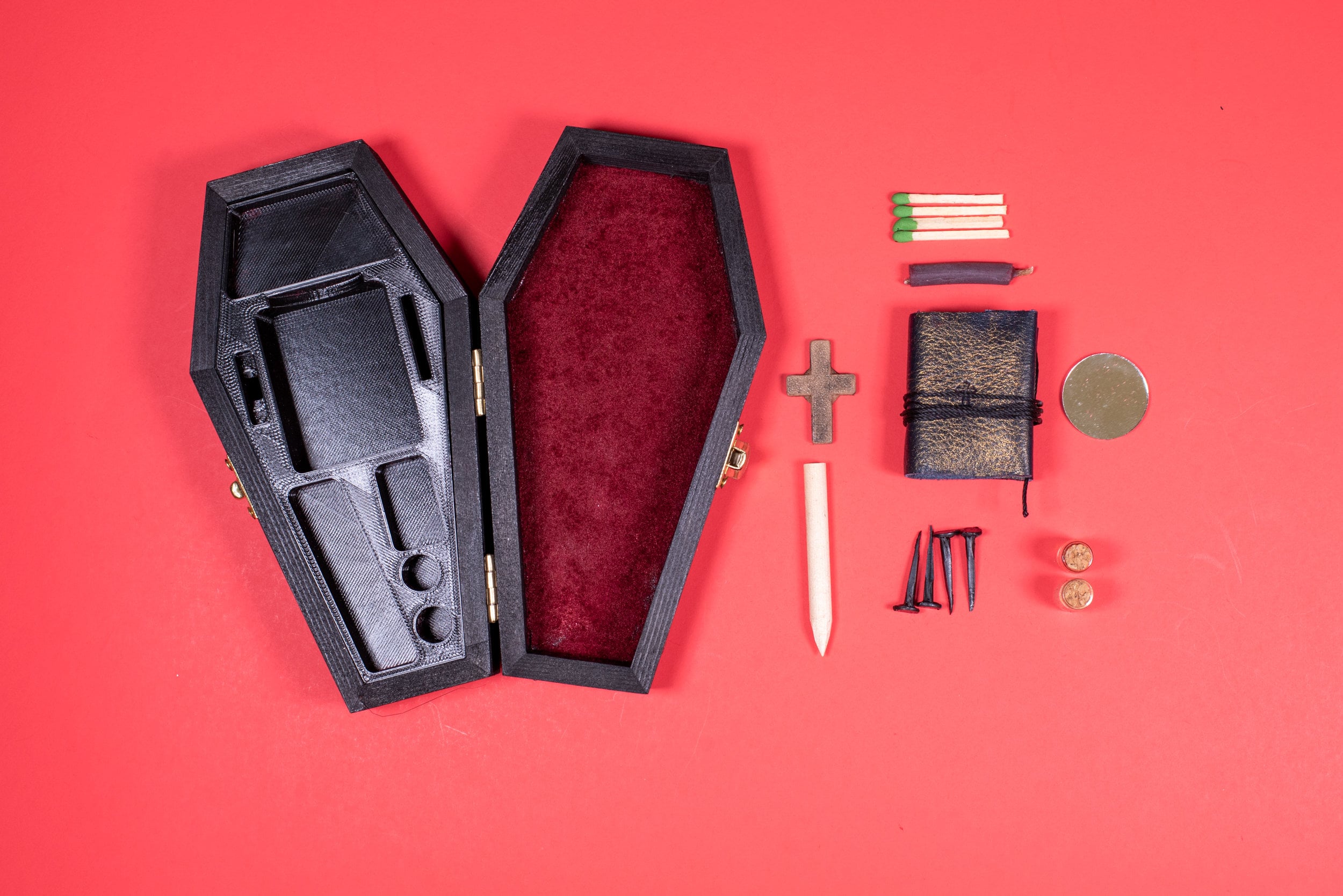 Miniature Vampire Killing Kit in Coffin Box - Etsy