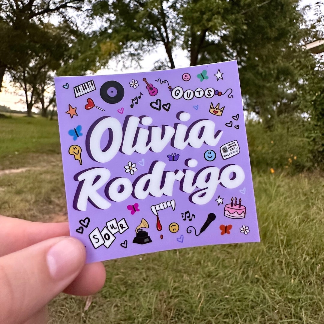 Olivia Sticker - Etsy