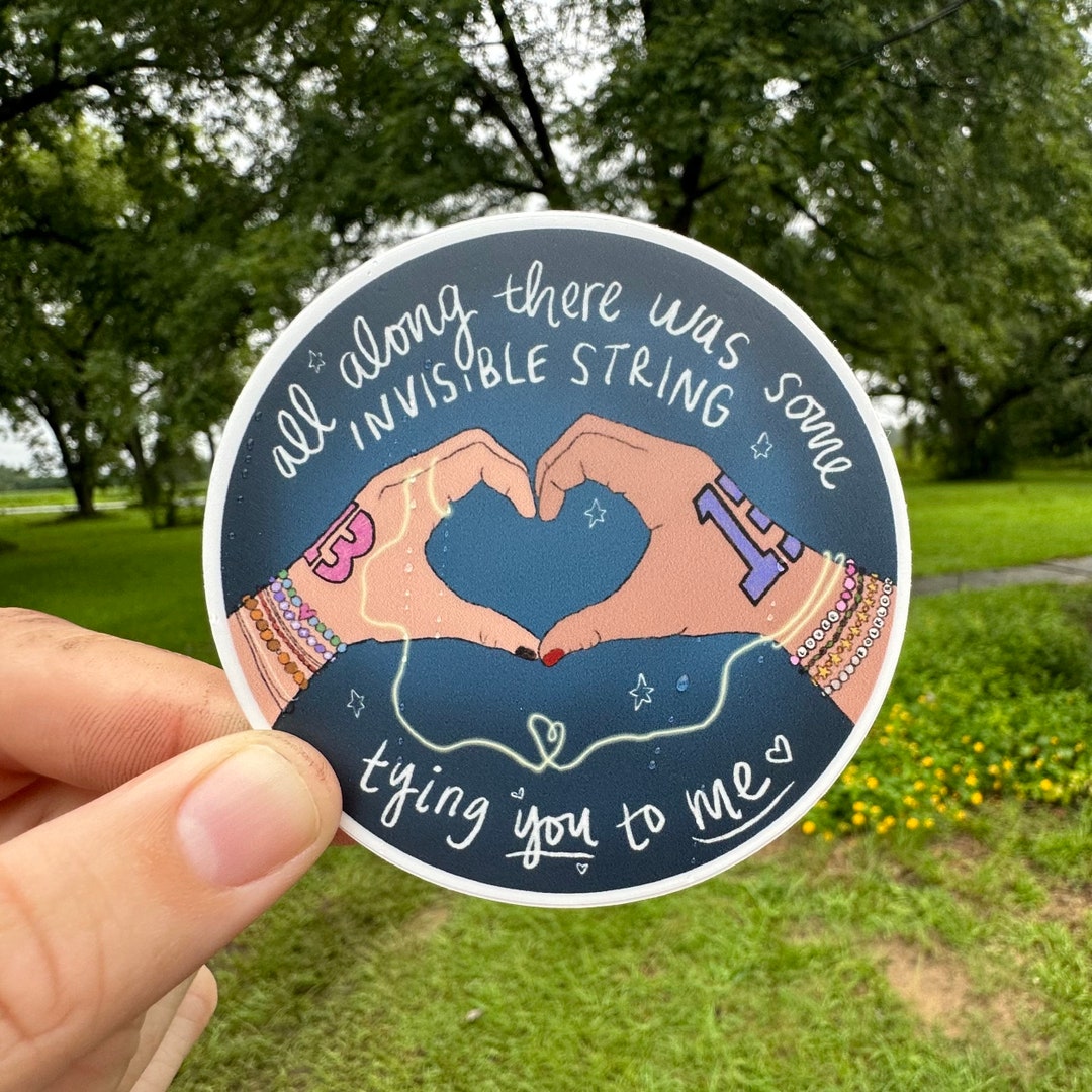 Invisible String Sticker - Etsy