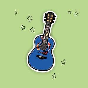 Koi Fish Guitar Sticker - Etsy