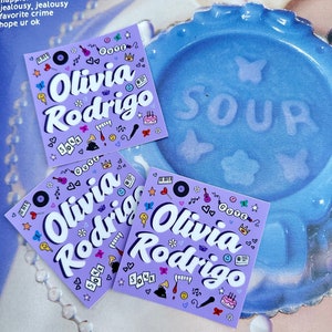Olivia Sticker - Etsy