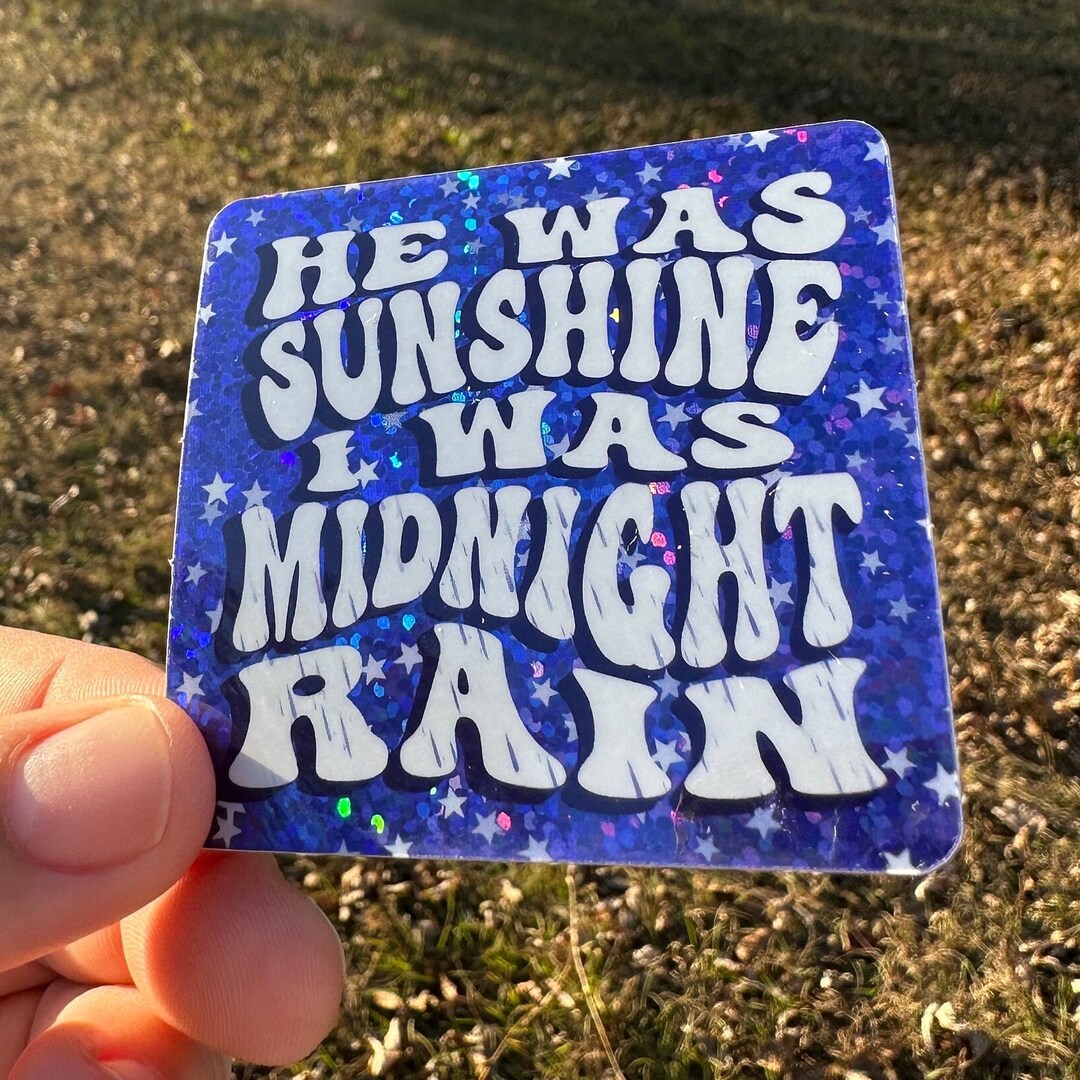 Midnight Rain Sticker - Etsy