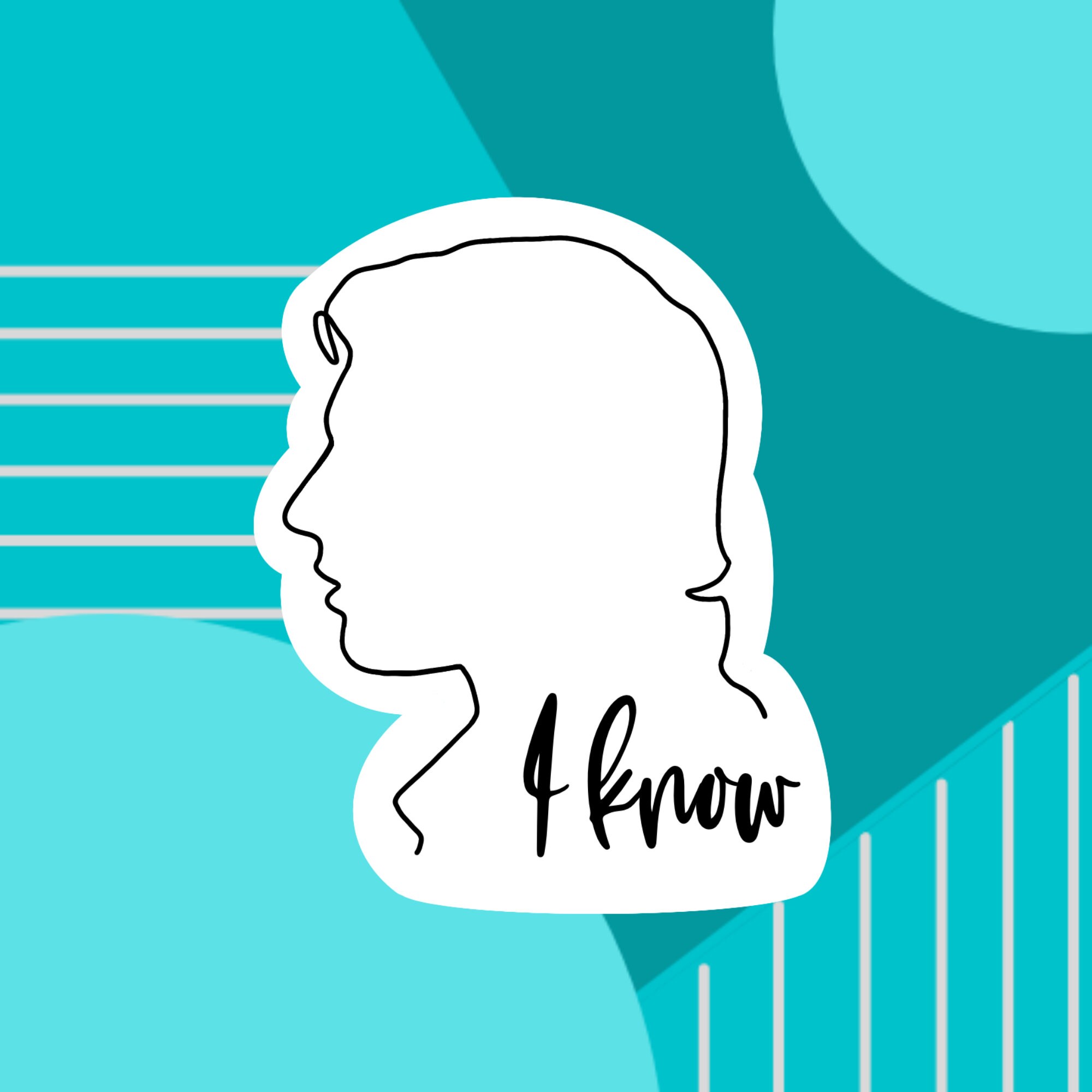 Han Solo I Know Sticker | Etsy