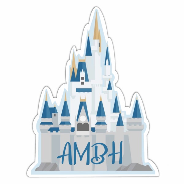 Cinderella Castle Monogram - Etsy