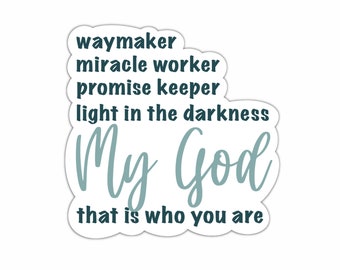 Waymaker Sticker - Etsy