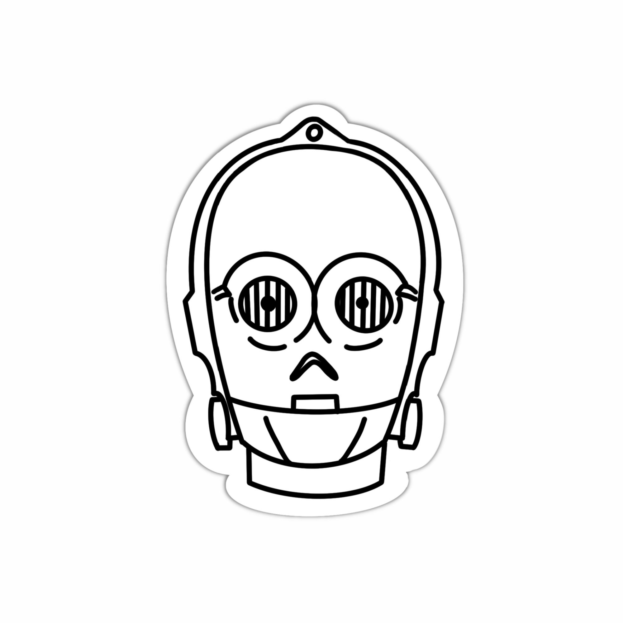 C3po Head Drawing